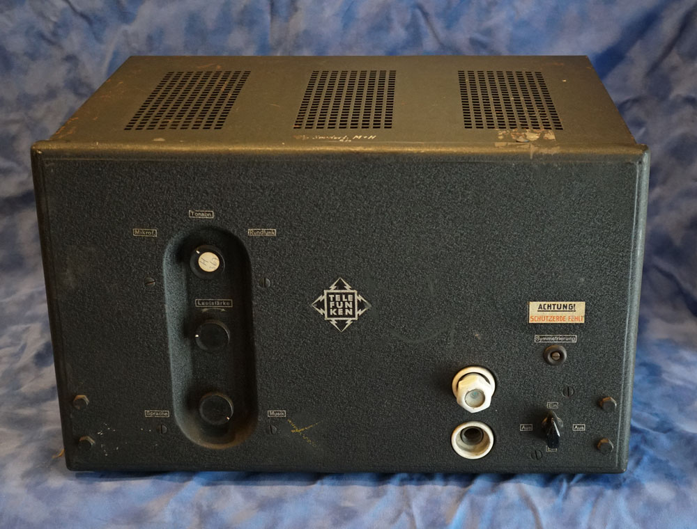 テレフンケン Telefunken Ela V404/3 パワーアンプ RS241 RE604 テレフンケン真空管使用 現状品 ジャンク 一台の落札情報詳細 - ヤフオク落札価格検索 オークフリー